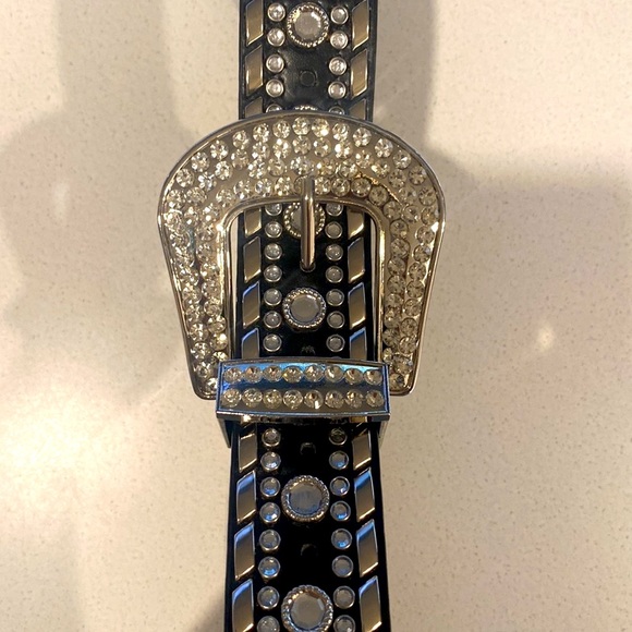 Accessories | Rhinestone Sequin Bedazzled Belt Elvis Belt Barbie Belt ...